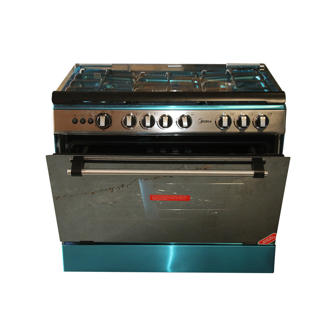 Midea 4 Burner Gas Cooker Silver | Reapp.com.gh