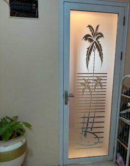 White Translucent Bathroom Door | Reapp.com.gh